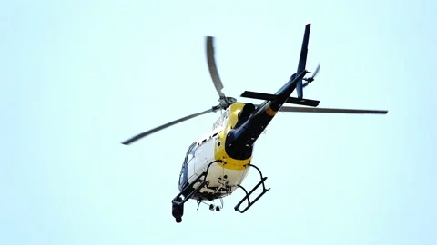 4K UHD Surveillance Helicopter Spying Ai... | Stock Video | Pond5