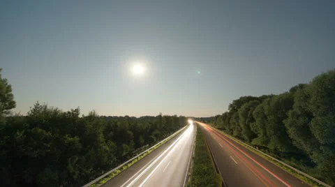 Highway Timelapse Stock Footage ~ Royalty Free Stock Videos | Pond5