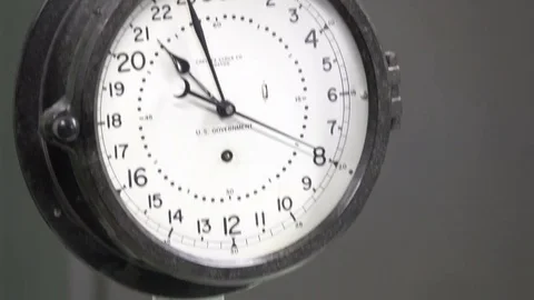 4K UHD Zulu time clock above second laun... | Stock Video | Pond5