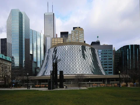 4K UltraHD Toronto's Roy Thompson Hall | Stock Video | Pond5