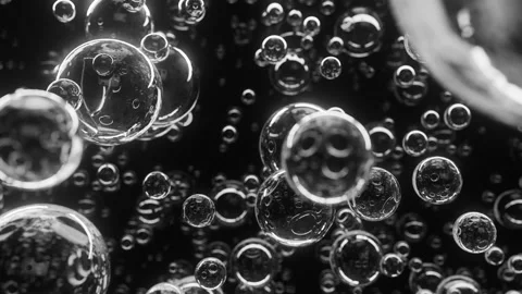 4K Underwater bubbles. Abstract white bu... | Stock Video | Pond5