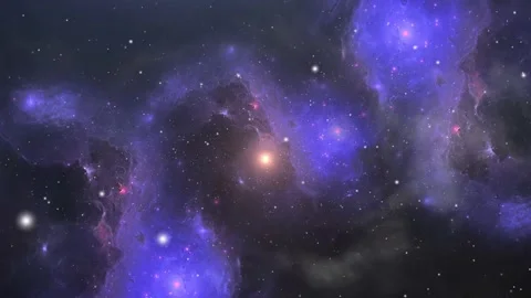 4k universe, dust particles and nebula c... | Stock Video | Pond5