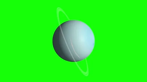 4k Uranus Planet Green Screen, Uranus in... | Stock Video | Pond5