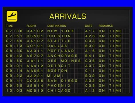 Airport Timetable Stock Video Footage | Royalty Free Airport Timetable ...
