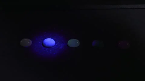 4K UV Fluorescent Test ABC Jadeite Jade ... | Stock Video | Pond5