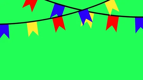 Flag Bunting Stock Videos – Royalty-Free HD & 4K Videos