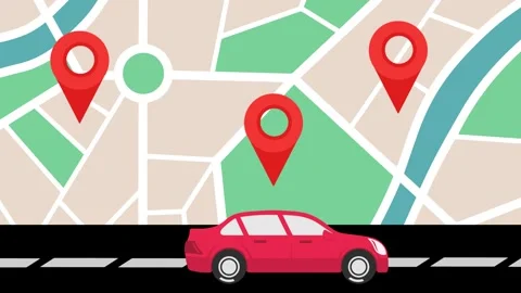 Road Map Cartoon Stock Videos – Royalty-Free HD & 4K Videos