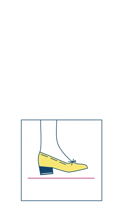 4k video of cartoon female yellow shoe o... | Stock Video | Pond5