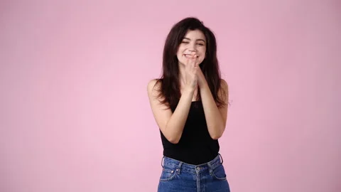 Girl Clapping Cheeks Stock Videos – Royalty-Free HD & 4K Videos