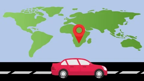 Road Map Cartoon Stock Videos – Royalty-Free HD & 4K Videos