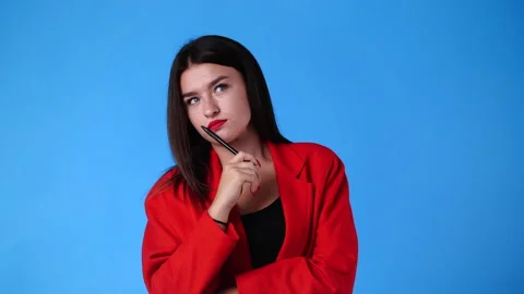 4k video of girl with cunning facial exp... | Stock Video | Pond5