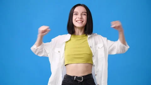 4k video of girl's facial expression on ... | Stock Video | Pond5