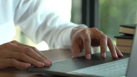 4k video of hands typing on laptop compu... | Stock Video | Pond5