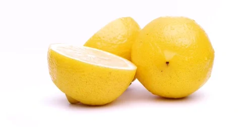 4K video of a lemon slowly rotating on a... | Stock Video | Pond5