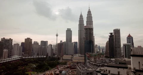 Klcc Front Stock Footage ~ Royalty Free Stock Videos | Pond5