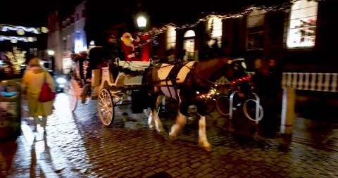 4K video. Rudolf and the reindeers are r... | Stock Video | Pond5