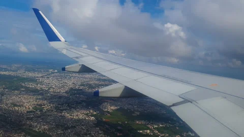 4K video of view from an Aeroplan window... | Stock Video | Pond5