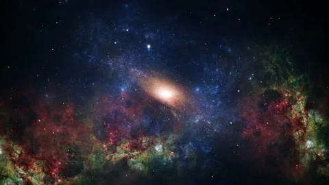 4k view of Galaxy space nebula backgroun... | Stock Video | Pond5