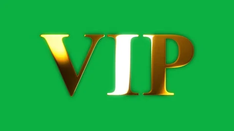 4k vip text gold effect animation with g... | Stock Video | Pond5