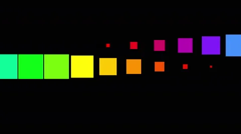 4k vj square neon light array matrix bac... | Stock Video | Pond5