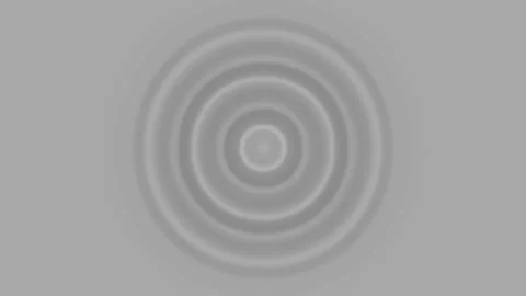 4K water drop wave formation animation. | Stock Video | Pond5