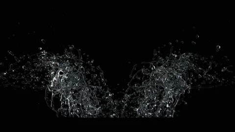 4K Water Splash | Stock Video | Pond5