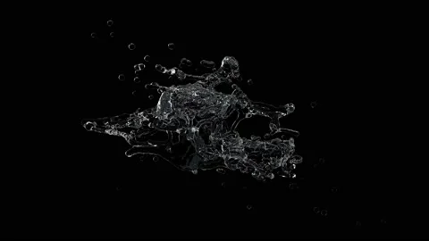 4K Water Splash | Stock Video | Pond5