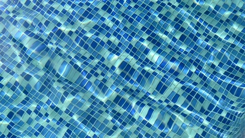 4K: water waves in the swimming pool. Po... | Stock Video | Pond5
