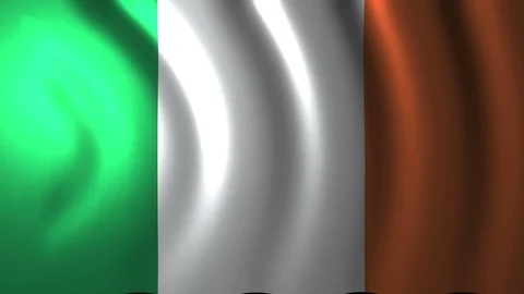 4K Waving Irish Flag Animation |Loopabl... | Stock Video | Pond5