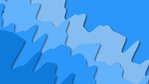 4K wavy curves sea waves animation. Wavy... | Stock Video | Pond5