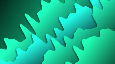 4K wavy curves sea waves animation. Wavy... | Stock Video | Pond5