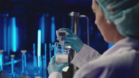 Milk Test Stock Footage ~ Royalty Free Stock Videos | Pond5