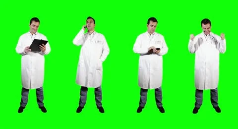 4K Young Doctor Good News Full Body Bund... | Stock Video | Pond5