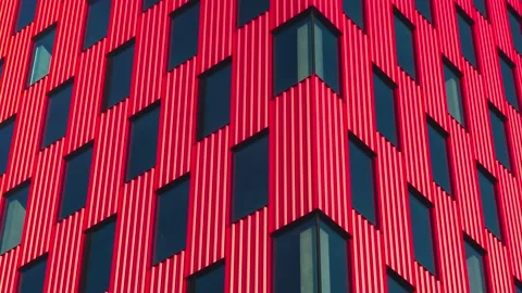 4k zoom in out Modern office building ex... | Stock Video | Pond5