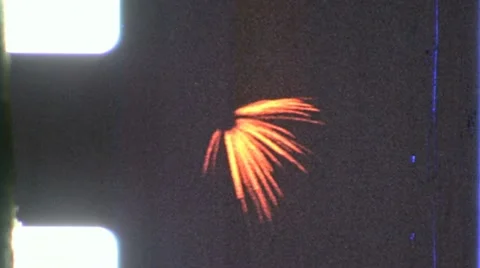 4th of July Fireworks Display 1960s Vint... | Stock Video | Pond5