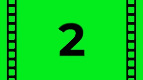 5 second countdown with reel animation s... | Stock Video | Pond5