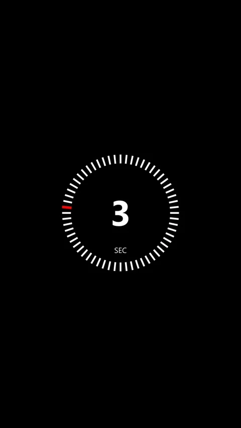5 Second Countdown Timer Animated Vertic... | Stock Video | Pond5