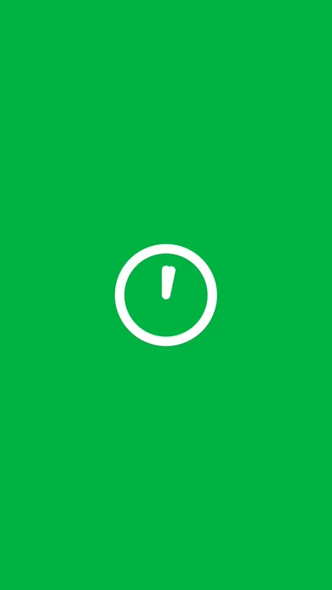 5 Second Countdown Timer Vertical Green ... | Stock Video | Pond5