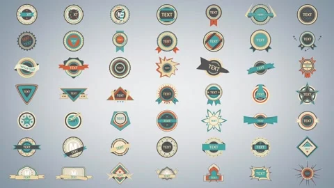 After Effects Template: 50 Animated Badges #220934749