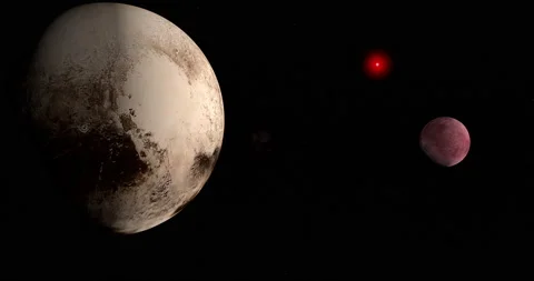 Pluto Rotation Stock Footage ~ Royalty Free Stock Videos | Pond5