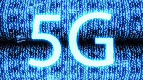 5G Big data technology hologram hud | Stock Video | Pond5
