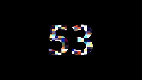 60 Second, 1 minute Countdown Timer Moti... | Stock Video | Pond5