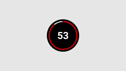 60 Second Countdown Stock Videos – Royalty-Free HD & 4K Videos | Pond5