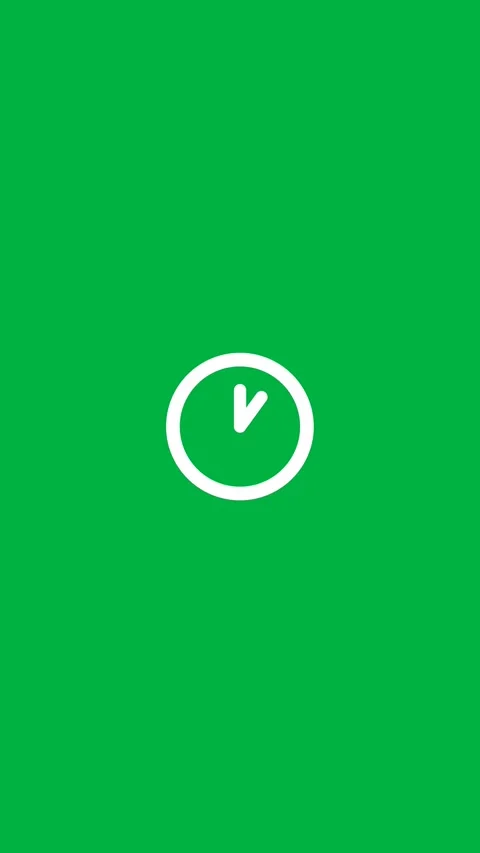 60 Second Countdown Timer Vertical Green Stock Video Pond5