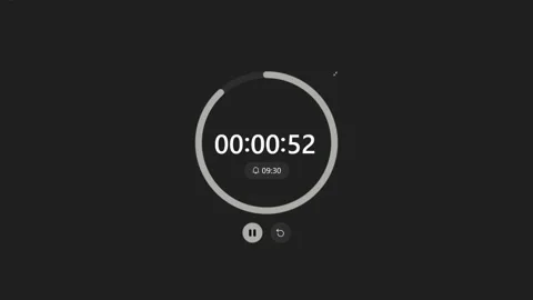 60 second digital timer countdown time l... | Stock Video | Pond5