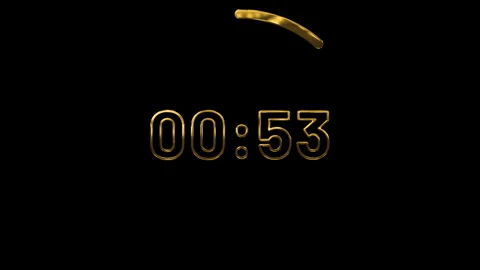 60 Second Countdown Stock Footage ~ Royalty Free Stock Videos | Pond5