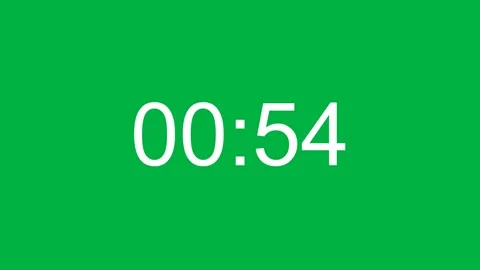 Clock Green Screen Stock Footage ~ Royalty Free Stock Videos | Pond5