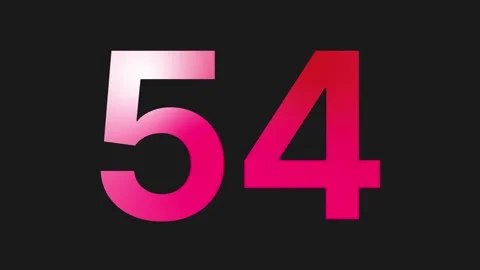 60 Seconds Countdown Timer Animation Di... | Stock Video | Pond5