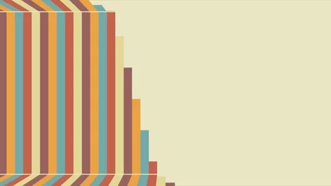 60s 70s animation vintage retro colors b... | Stock Video | Pond5