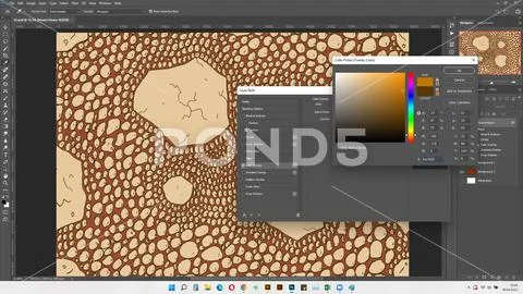 62-PSD-Continuous-Pattern-Stone-Wall-Drawing ~ PSD Template #182323368